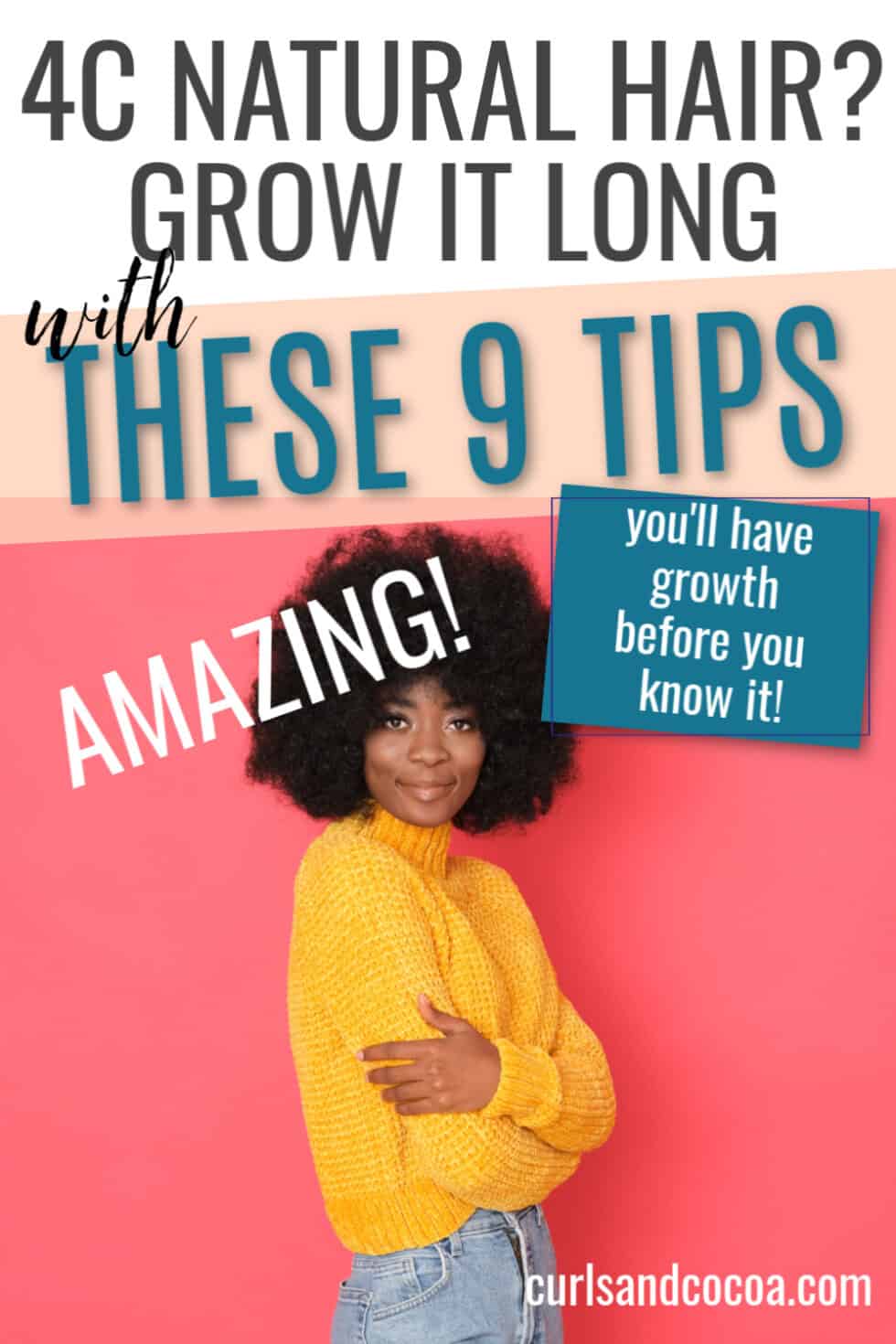 4c Natural Hair: How To Care For And Grow It LONG!
