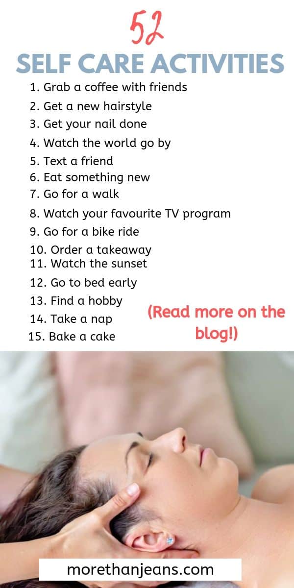 52 Self Care Activities For A Better You - Curls and Cocoa