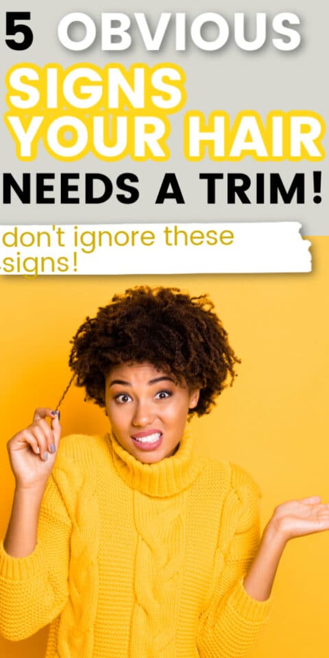 5 Signs Your Natural Hair Needs A Trim (Don't Ignore These!)